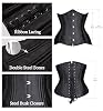 SHAPERX Women 24 Double Steel-Boned Longline Heavy Duty Waist Training ...