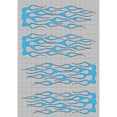 Amazon.com: FLA1059P Flames Vinyl Paint Mask/Stencil Kit for R/C, RC ...