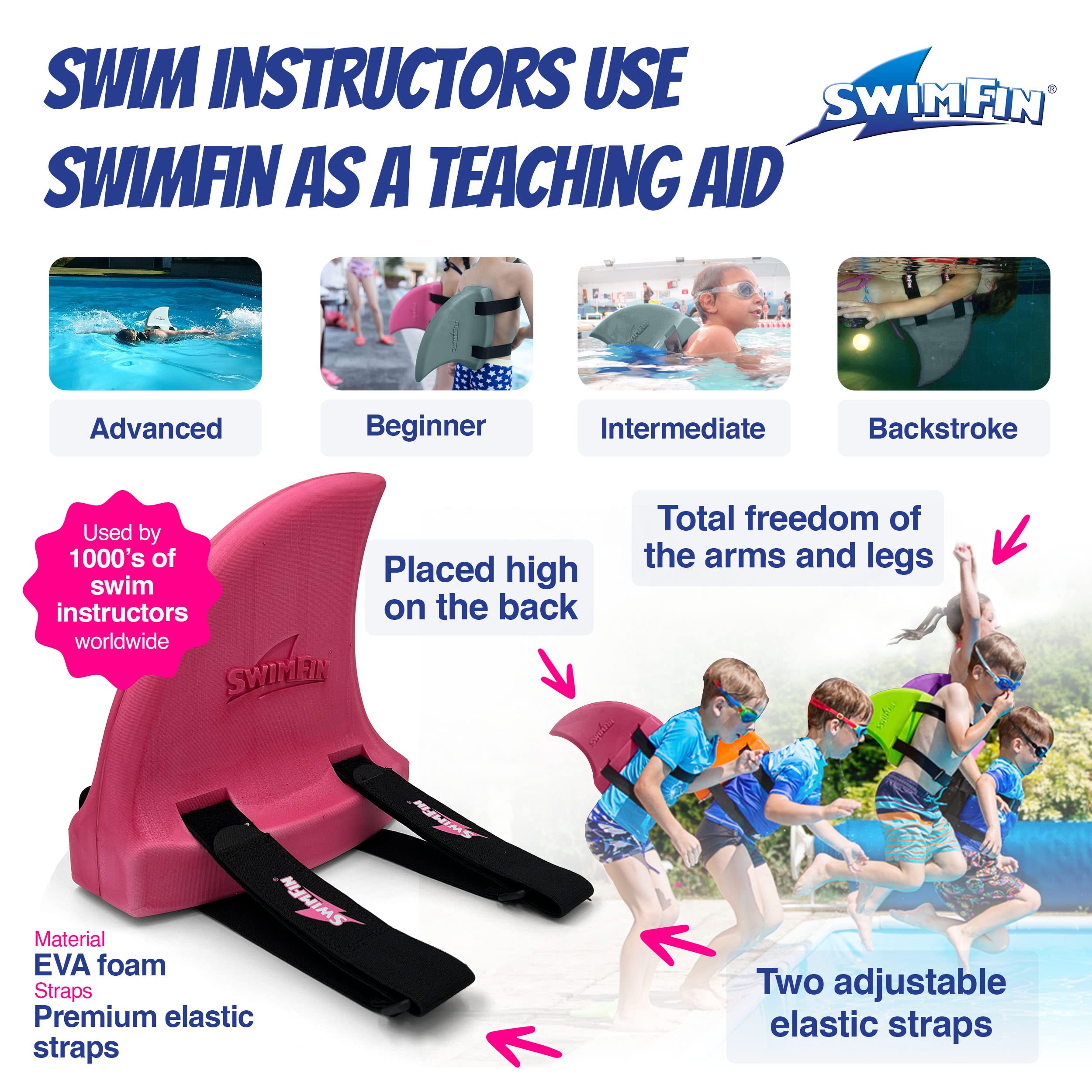 Mua Floatation Device for Children- Fin-Shaped Swimming Aid for Babies ...