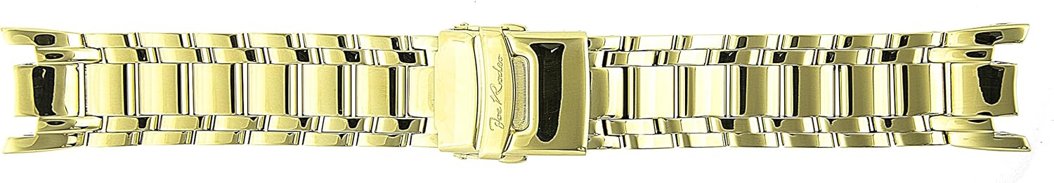 Amazon.com: Joe Rodeo Watch Band for Master Man Yellow Metal Band 24MM ...
