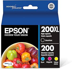 Amazon.com: EPSON T200 DURABrite Ultra Ink High Capacity Black ...