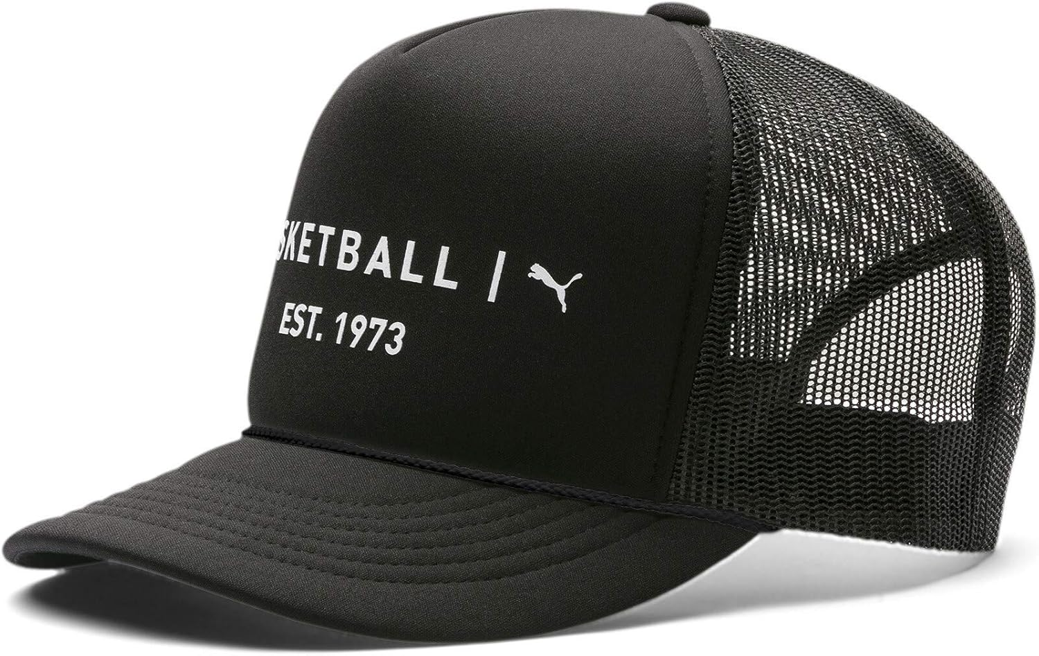 PUMA PUMA Basketball Flat Brim Cap Puma Black Adult: Amazon.co.uk: Clothing