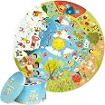 Amazon.com: boppi Seasons Round Jigsaw Puzzle with 100% Recycled Card ...