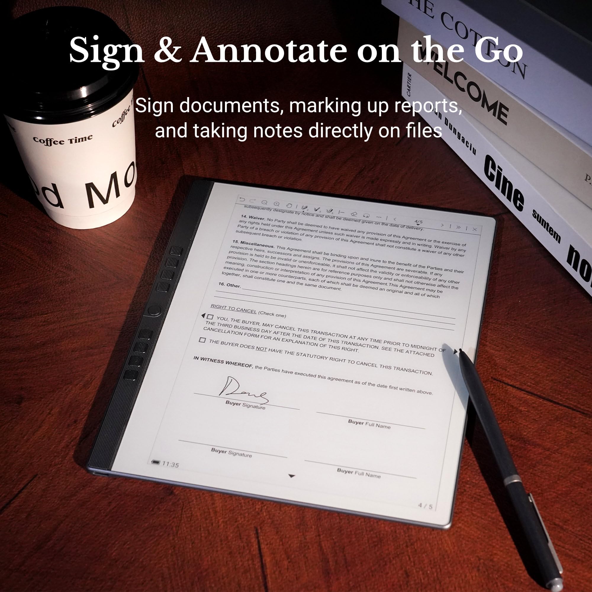 Mua eNote Paper Tablet Digital Notebook, ePaper Note Taking Tablet, 10. ...