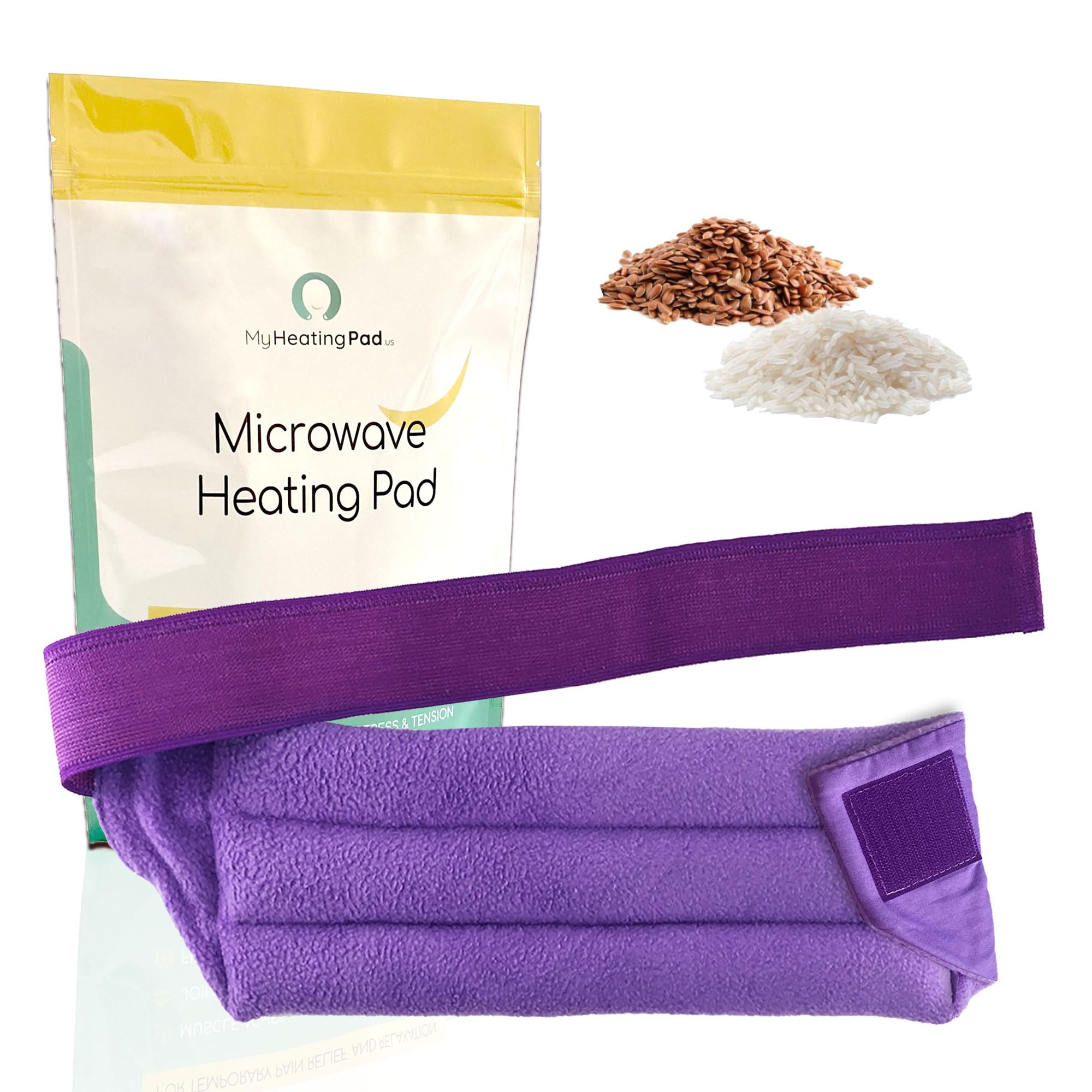 Microwavable Heating Pad for Lower Back and Menstrual Cramps - Moist ...