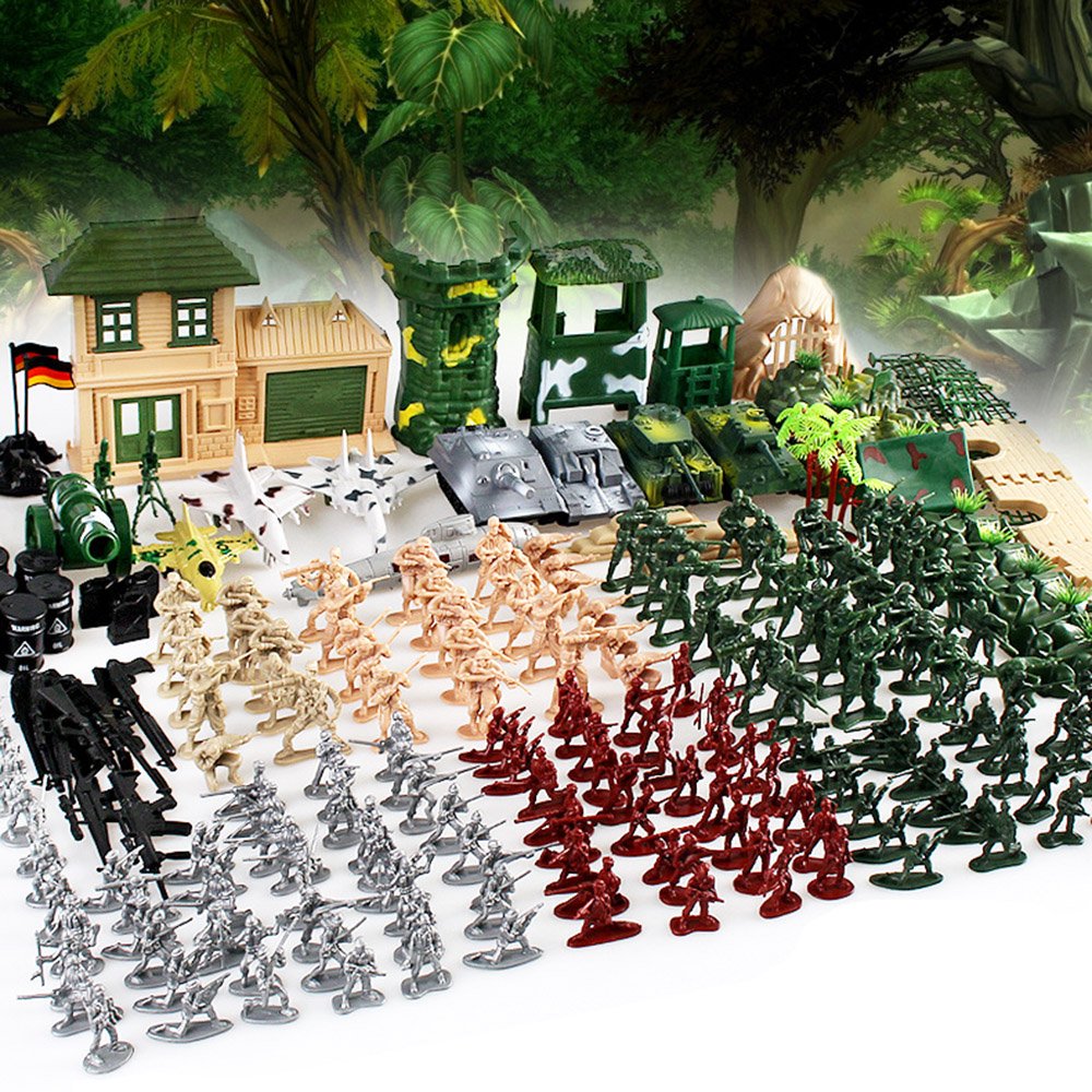 Mua Huge Simulated Battlefield Play 300 Piece Military Base Set Suit ...
