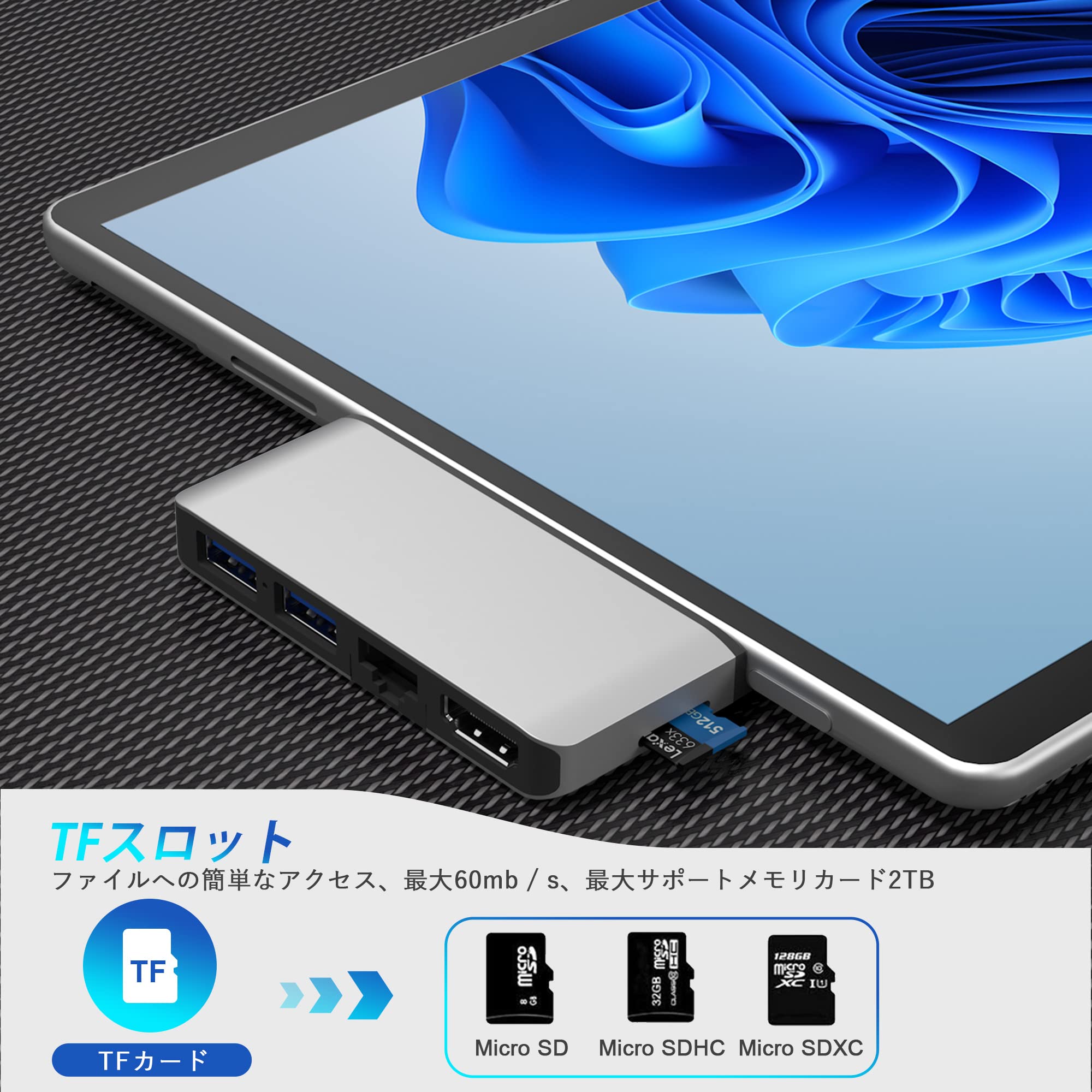 Mua Surface Pro 8 Hub with 5 Ports 4K@30Hz HDMI Port + LAN Net ...