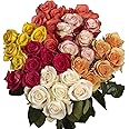 Amazon.com : 100 Pink Roses - Fresh Flowers- Next Day Delivery : Fresh ...