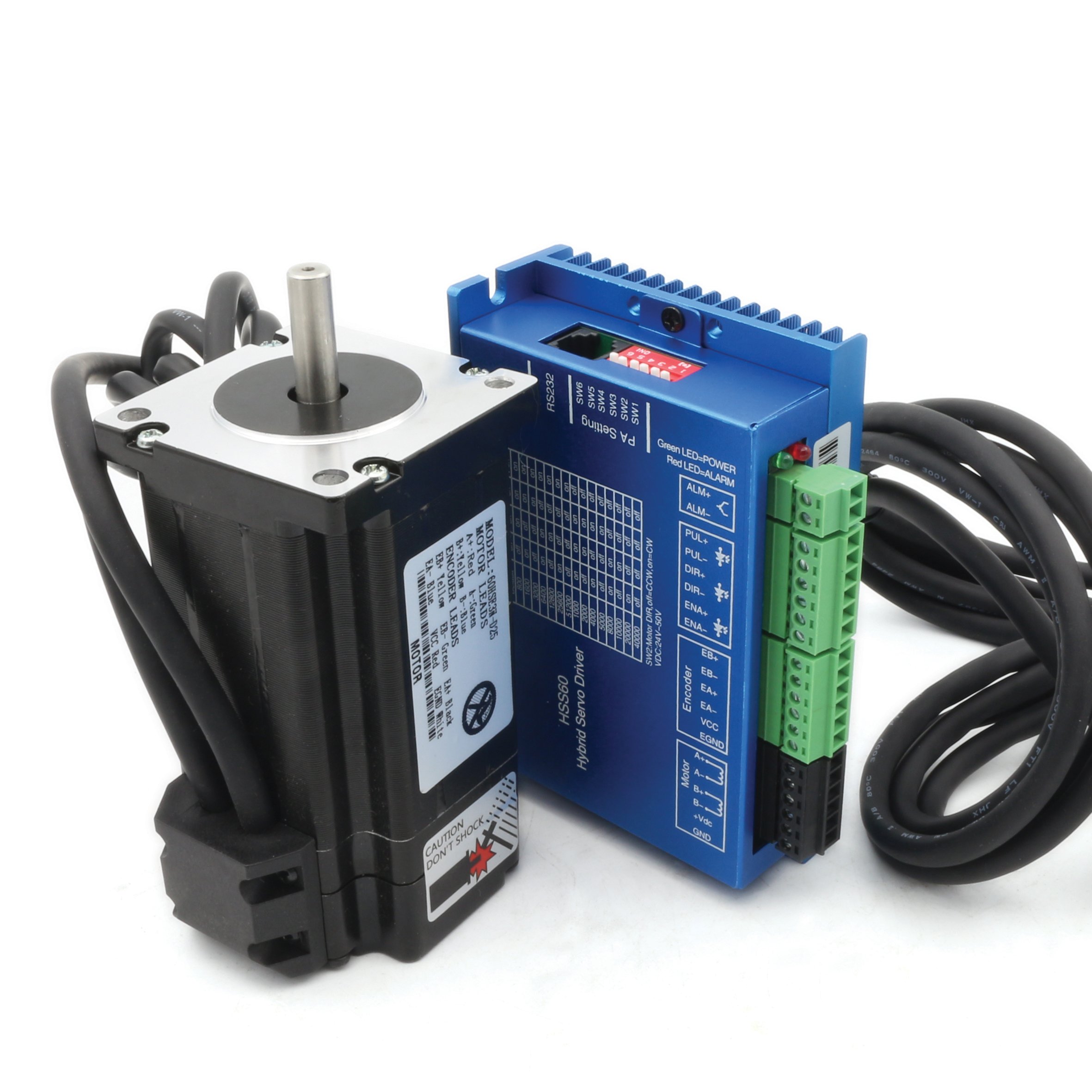 Mua RATTMMOTOR Nema24 3N.m Closed Loop Stepper Motor 88mm 5A,2HSS60 Hybrid Motor Driver 24-50V ...