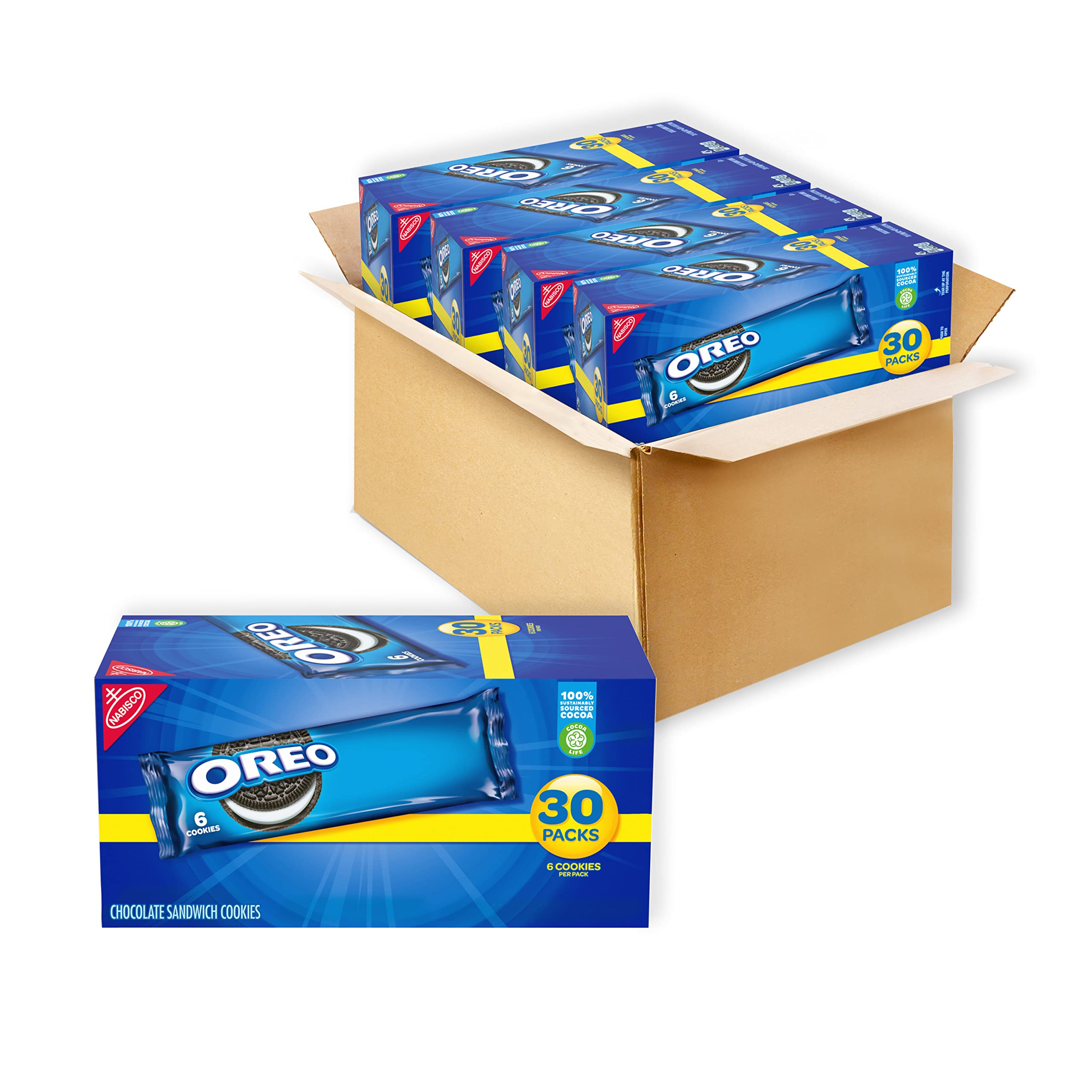 Mua OREO Chocolate Sandwich Cookies, 120 Snack Packs (4 Boxes) trên ...