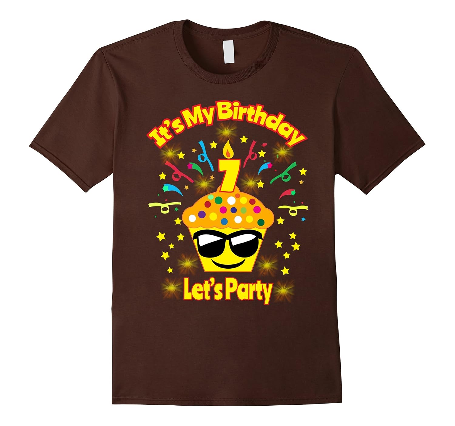 Emoji Birthday Shirt For 7 Seven Year Old Girl Boy Toddler-CD – Canditee