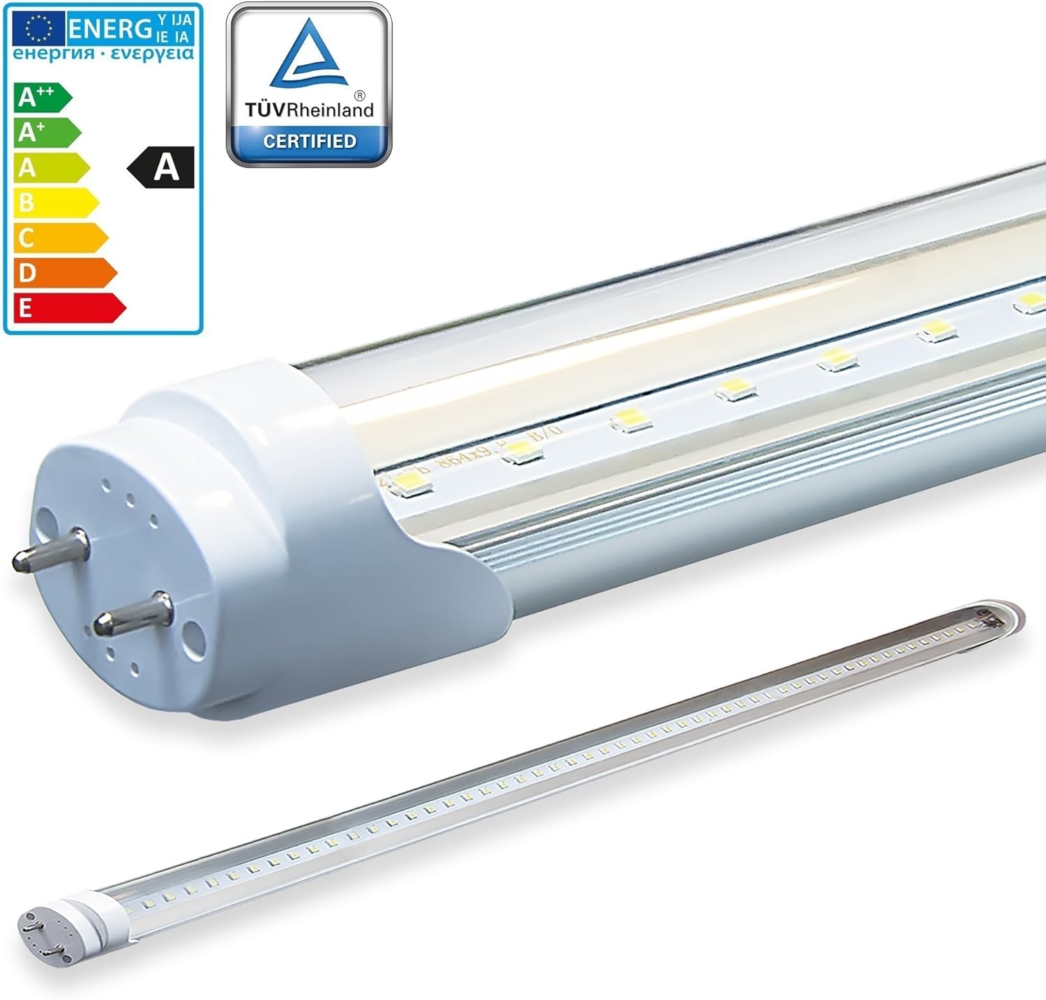 LEDVero 5X SMD LED Tube/Tube Fluorescent Tube with German TÜV ...