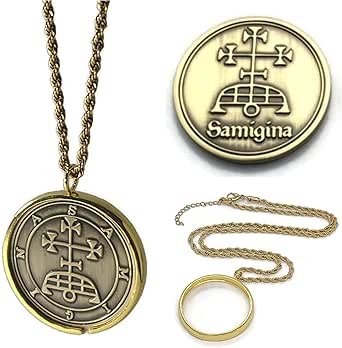 SAMIGINA Gamigin Gamygyn demon sigil Ars Goetia King Solomon Coin seal ...