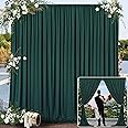Amazon.com : Hunter Green Backdrop Curtains for Wedding Baby Shower ...