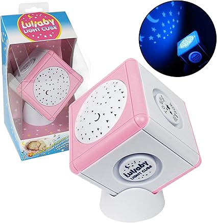 Baby Soother - Lullaby Light Cube Portable Musical Night Light Soother ...