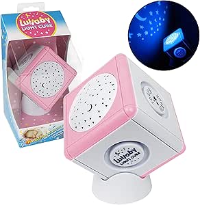 Baby Soother - Lullaby Light Cube Portable Musical Night Light Soother ...