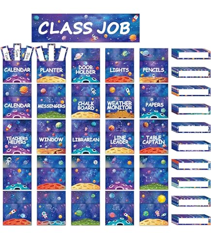 Class Jobs Chart For Classroom 3D Learning LLF Space Class Jobs Chart ...