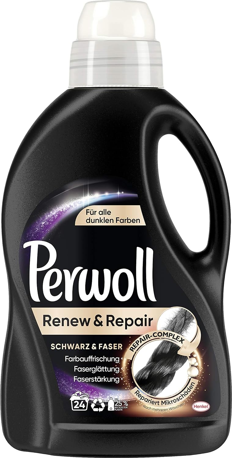 Amazon.com: Perwoll Liquid Detergent - Renew & Repair for Black and ...