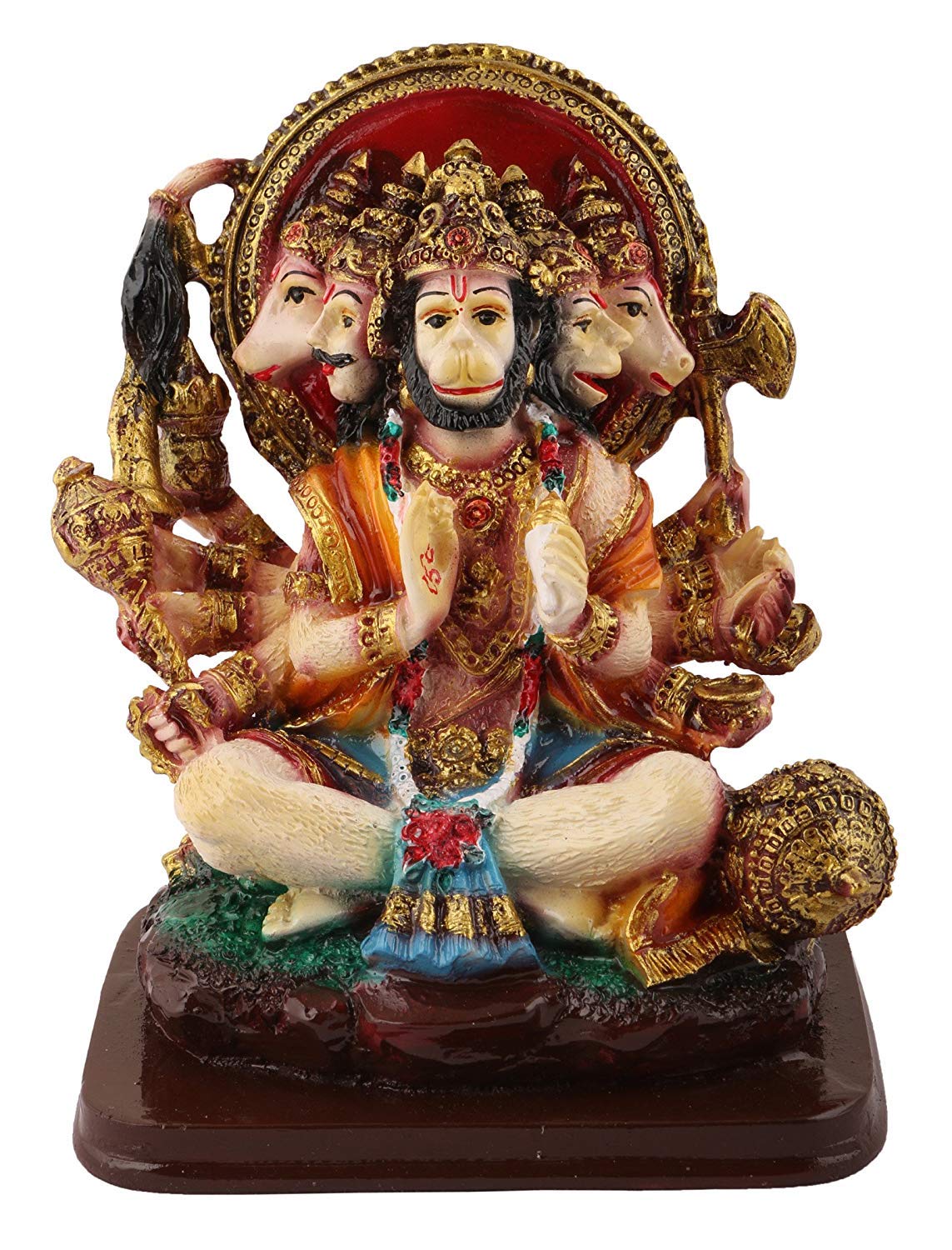 Buy VintFlea 'Handmade God Panchamukhi Hanuman Statue' Devotee of Lord ...