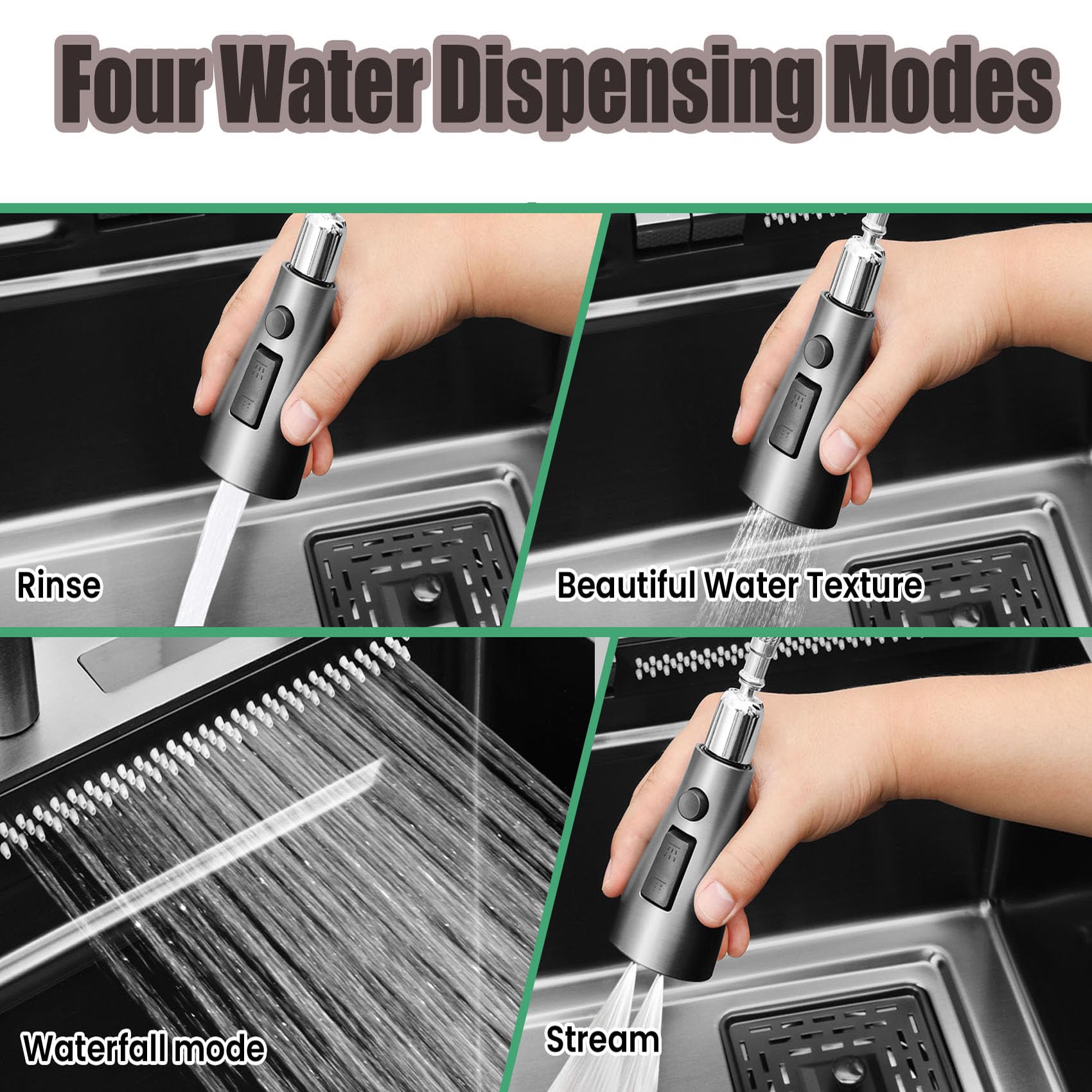Mua Nano Kitchen Sink with Waterfall, SUS304 Stainless Steel Modern ...