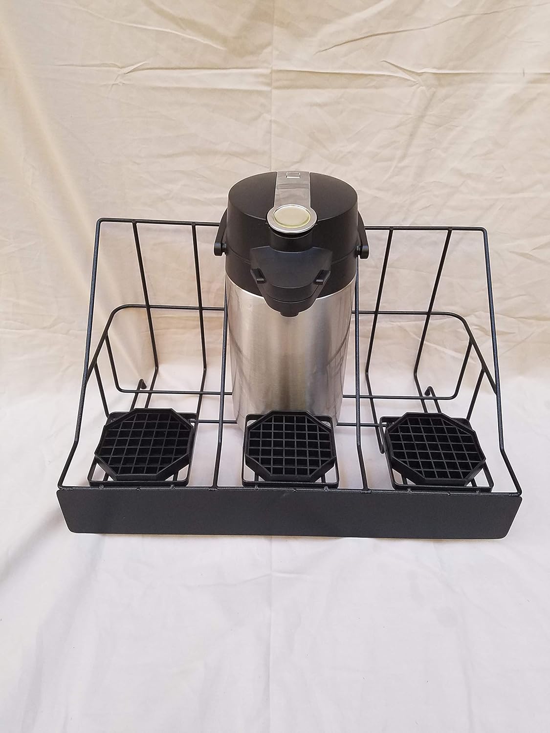 Amazon.com: 3 Airpot Serving Rack, Black steel, 5003080: Kitchen & Dining