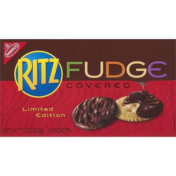 Ritz Fudge Chocolate Covered Crackers Limited Edition 7.5 Oz 212G ...
