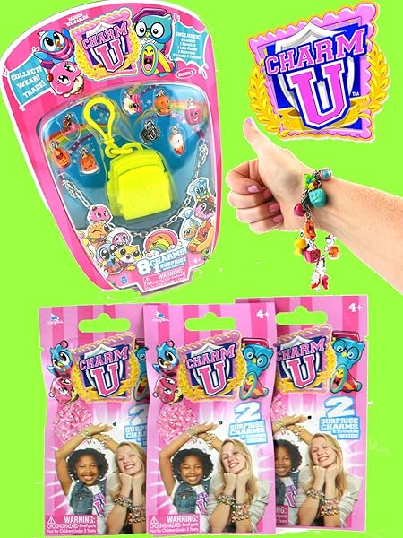 Amazon.com: Charm U Collectible Charm Bracelet and Charm Blind Bags ...
