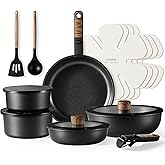 Amazon.com: CAROTE 22pcs Pots and Pans Set, Nonstick Cookware Set ...