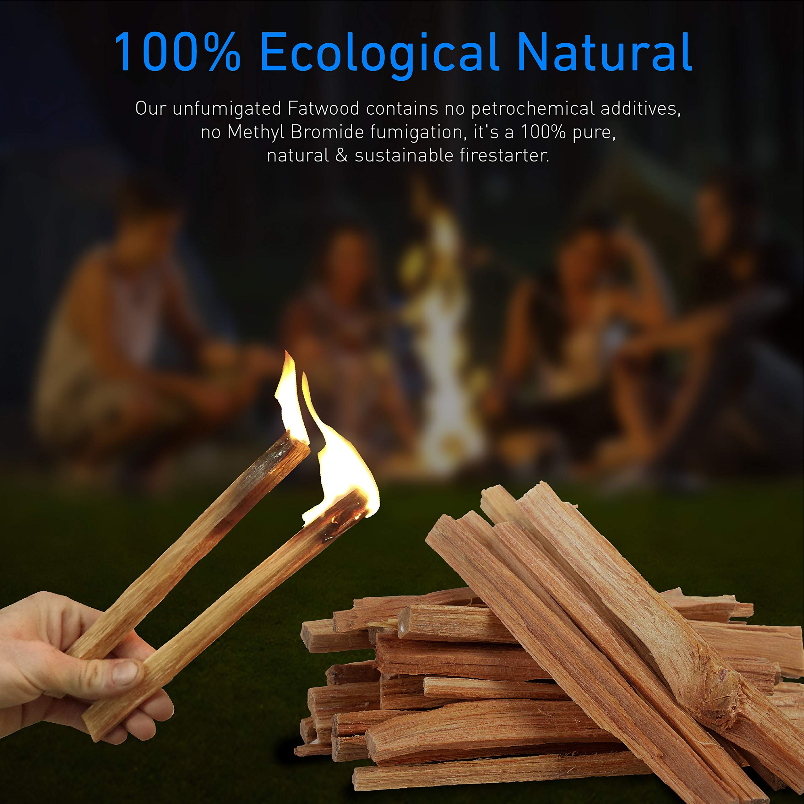 Mua Eco-Stix Fatwood Fire Starter Kindling Firewood Sticks – 100% ...