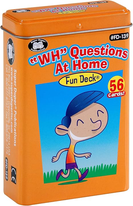 Amazon.com: Super Duper Publications | WH Questions at Home Fun Deck ...