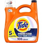 Amazon.com: Tide Hygienic Clean Heavy 10x Duty Liquid Laundry Detergent ...