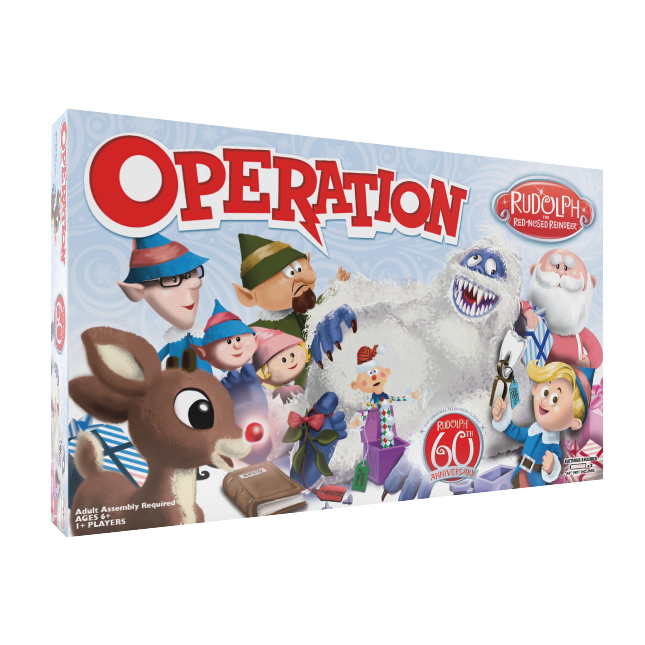 Operation: Rudolph The Red Nosed Reindeer 60th Anniversary Board Game ...