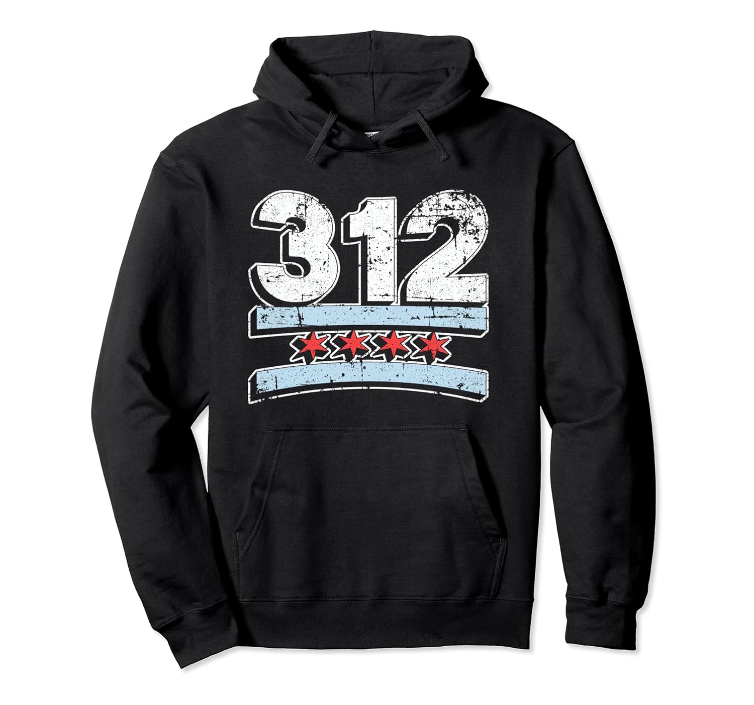 Chicago Hoodie Chicago Flag 312 Area Code City Pride-4LVS – 4loveshirt