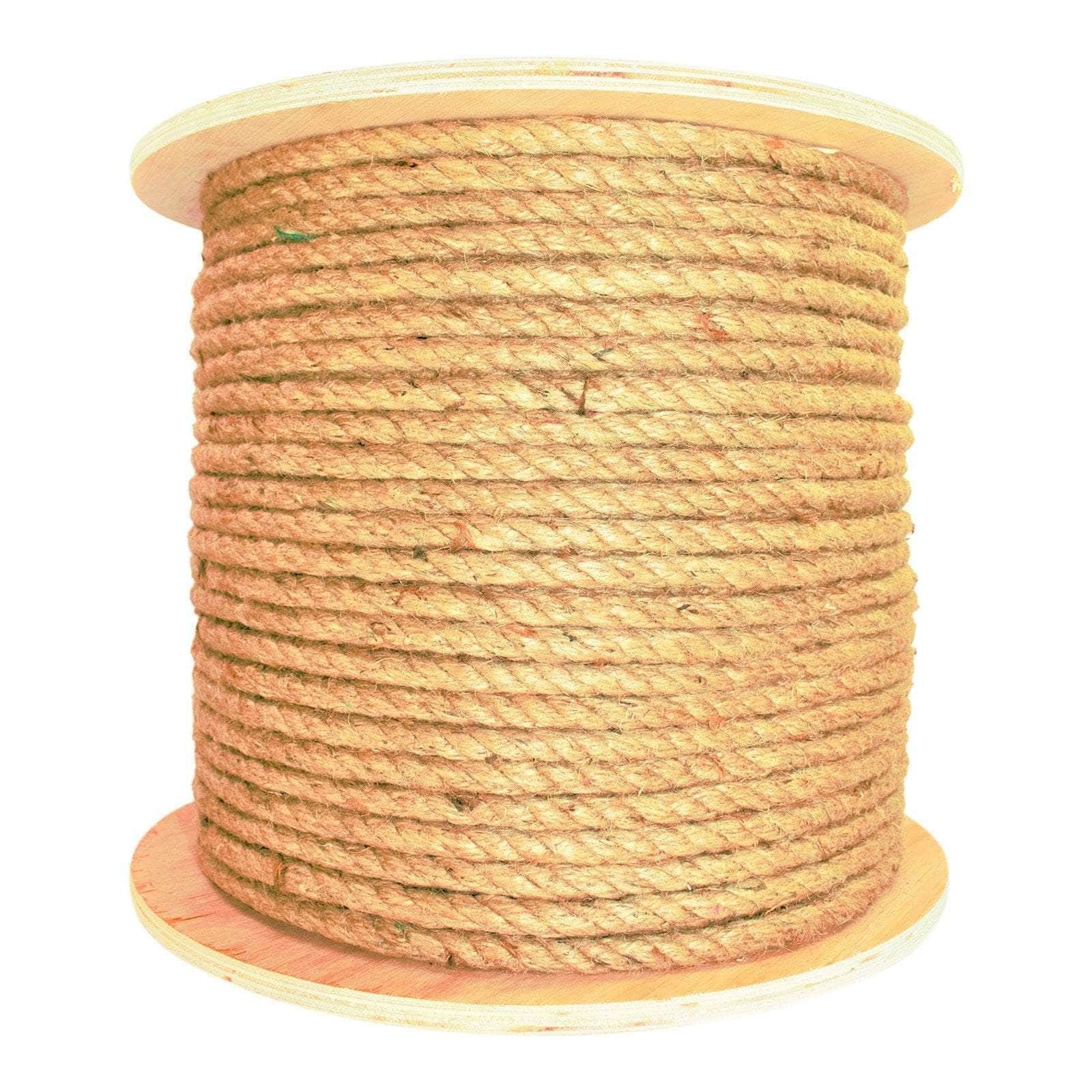 Twisted Jute Rope - SGT KNOTS - Thick Heavy Duty 3 Strand Jute Ropes ...
