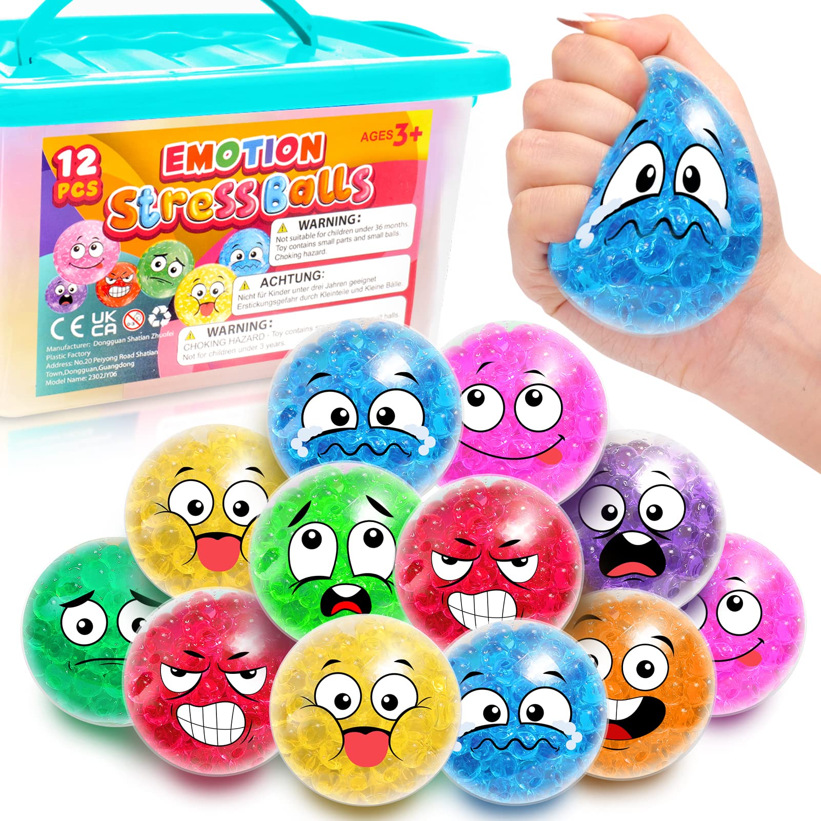 Mua Stress Balls with Expression 12 Pack, Squishy Balls Fidget Toys ...