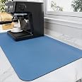 Amazon.com: HotLive Coffee Mat - Coffee Bar Mat for Countertops ...