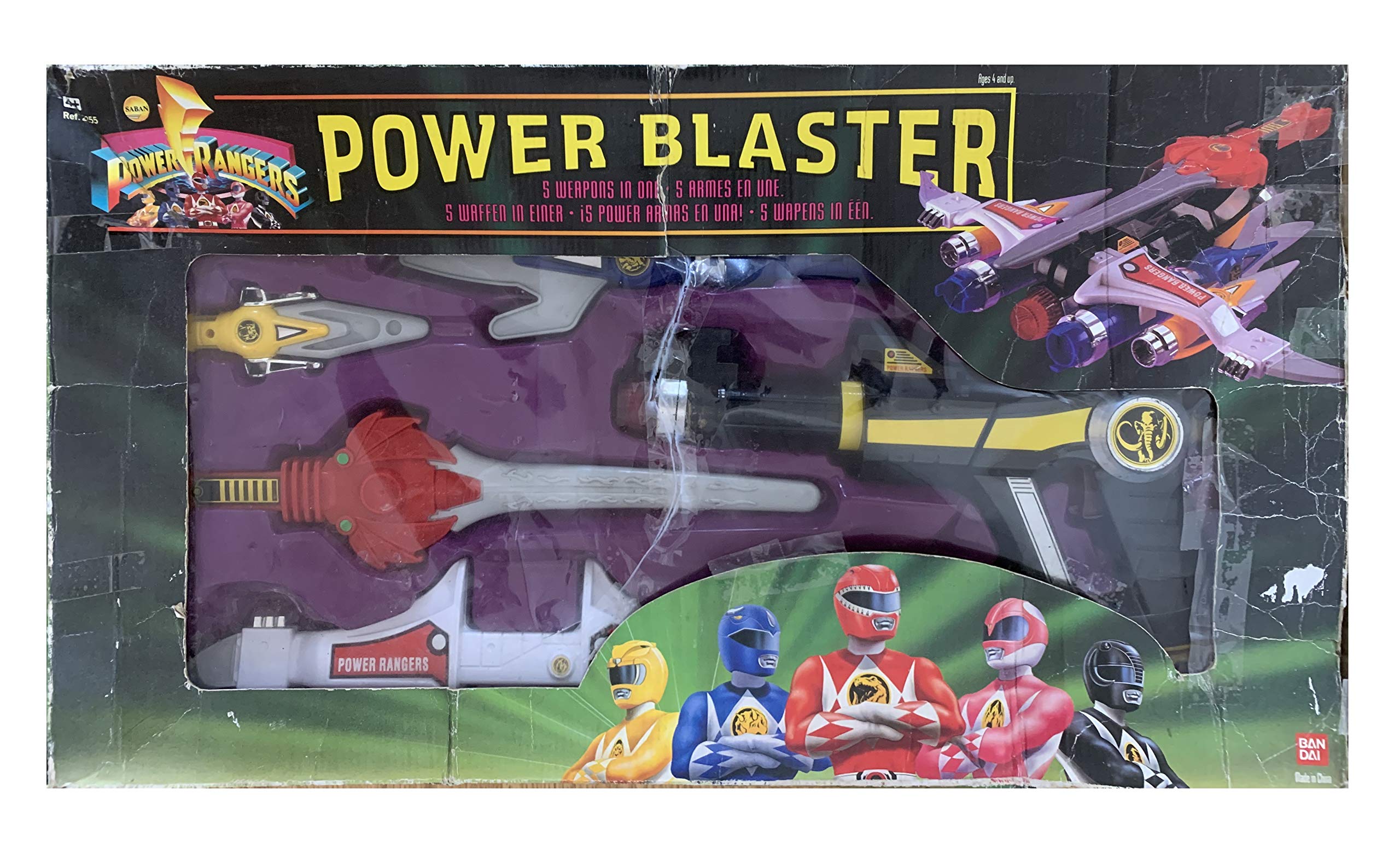Buy MIGHTY MORPHIN POWER RANGERS Vintage Bandai 1994 Power Blaster - 5 ...