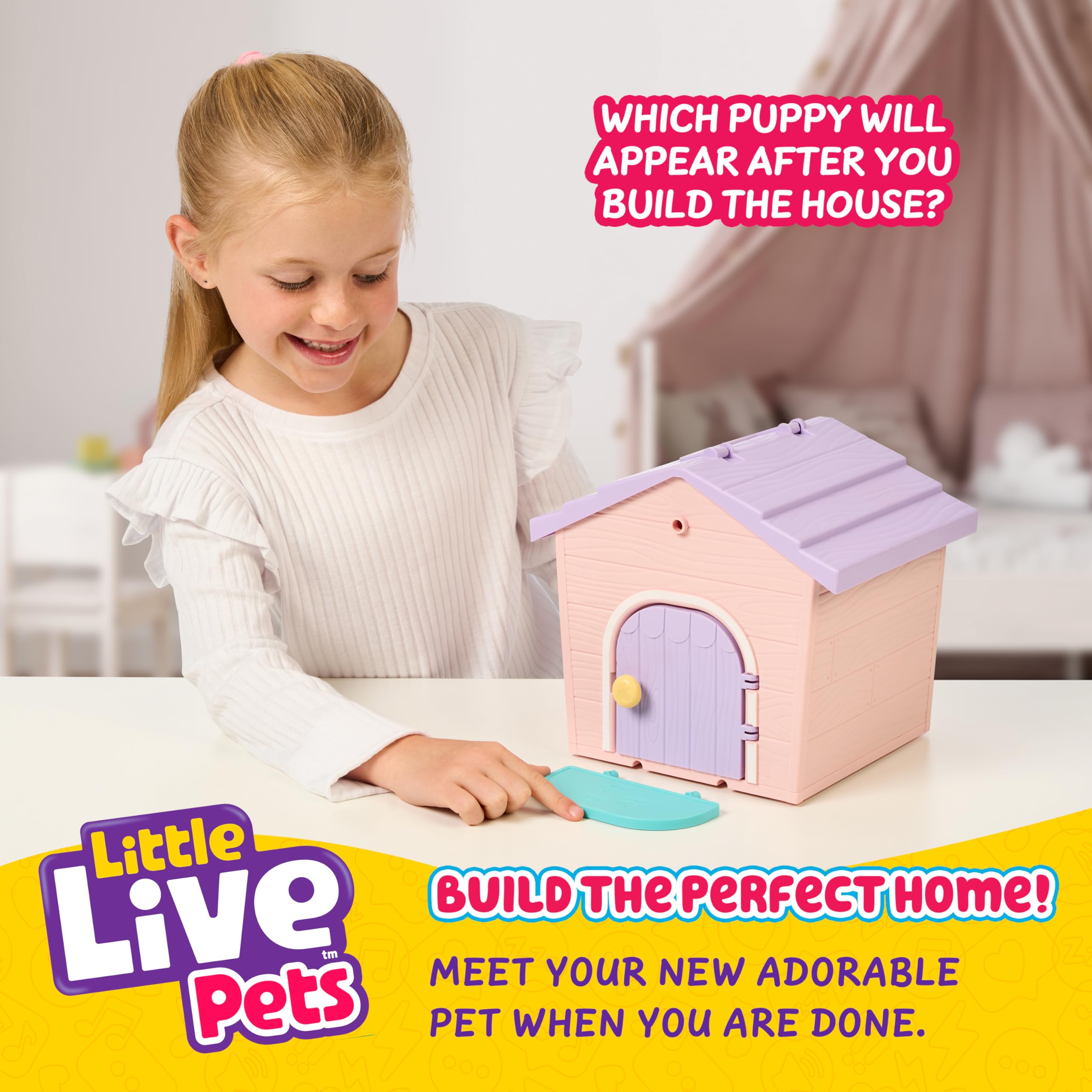 Mua Little Live Pets My Puppy's Home Mini Playset, Pink, Play Dog with ...