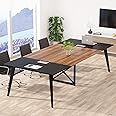 Amazon.com: Tribesigns 8FT Conference Table, 94.5L x 47.2W inch Large ...