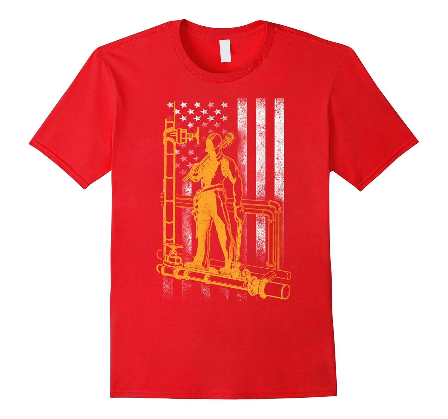 Pipefitter Flag T-shirt-4LVS – 4loveshirt