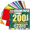 Amazon.com: [Taro's Origami Studio] Standard 6 Inch One Sided 23 Colors ...