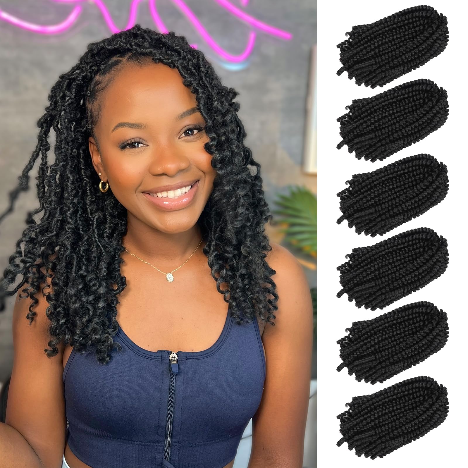 Mua Spring Twist Hair Spring Twist Crochet Hair Spring Twist Braiding ...