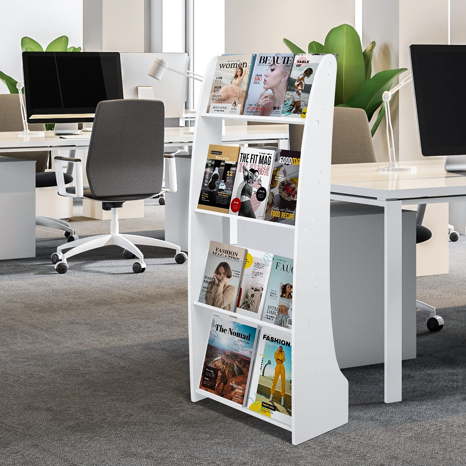 Mua Magazine Holder, Floor-Standing Magazine Rack, Brochure Display ...