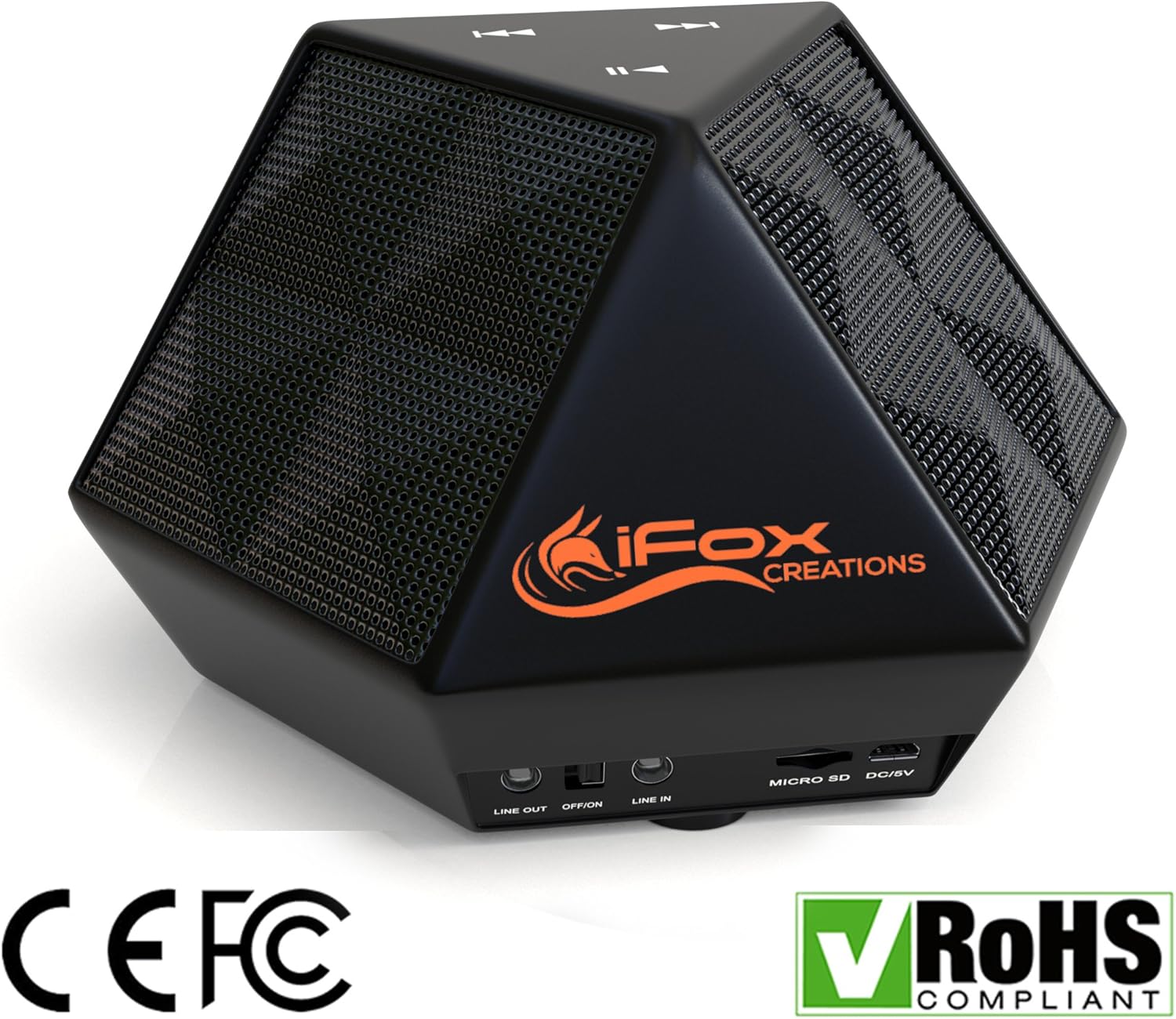 iFox Creations - IFD8 - Altavoz portátil con Bluetooth: Amazon.es ...