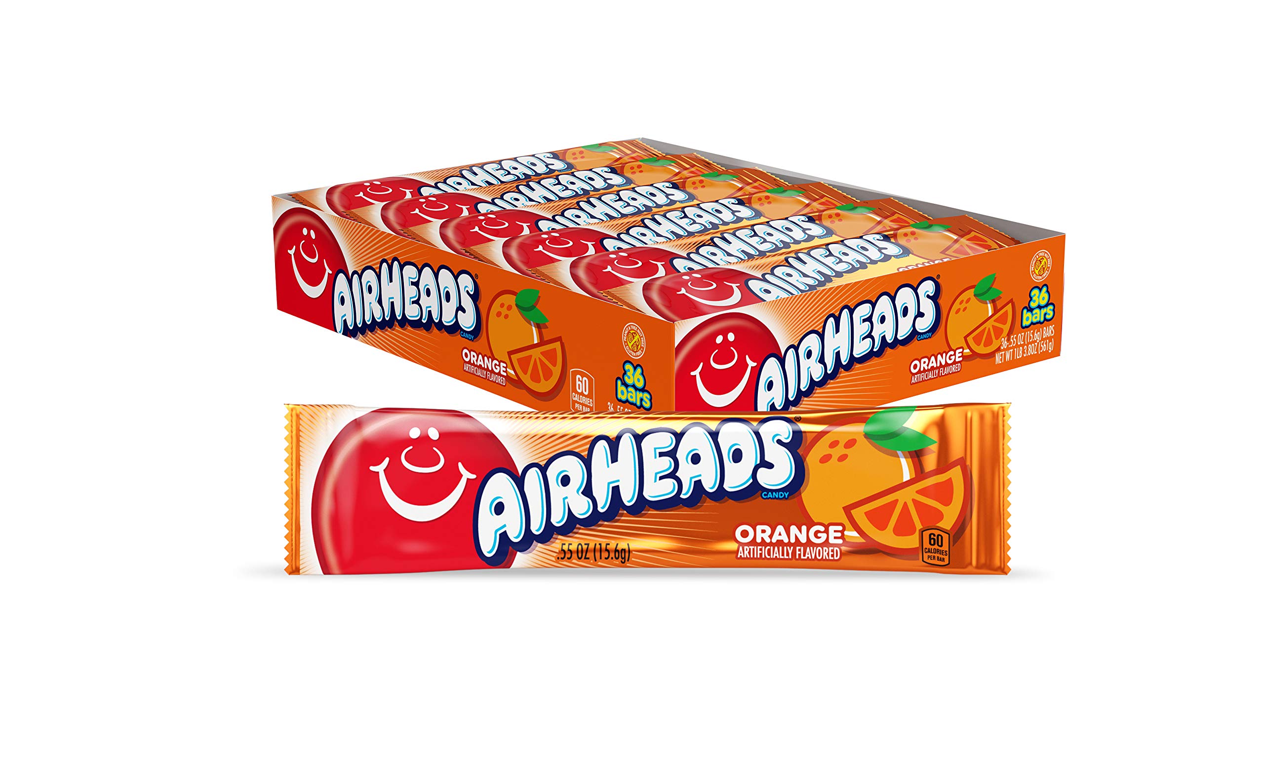 Mua Airheads Candy, Individually Wrapped Full Size Bars, Orange, Bulk ...