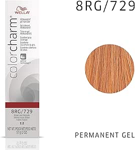 WELLA Color Charm Permanent Gel Hair Color, 8RG/729, 2 oz: Amazon.ca ...