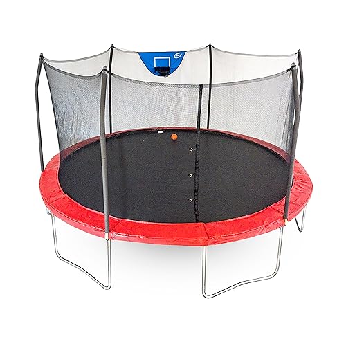 Skywalker Trampolines 12-Foot Jump N’ Dunk Trampoline with Enclosure ...