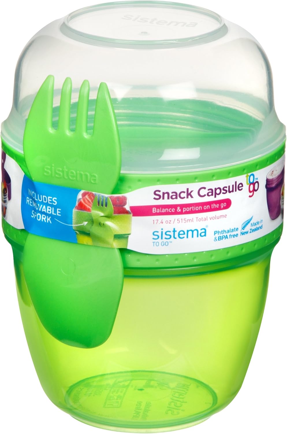 Sistema Snack Capsule to Go, Assorted Colours, 515 ml – BigaMart