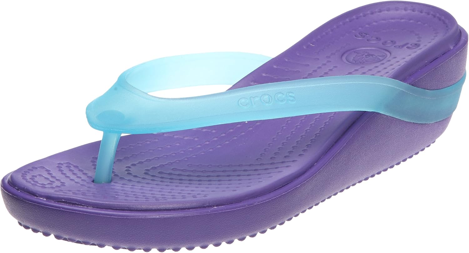 Amazon.com | Crocs Women's Carlie Platform Wedge | Flip-Flops