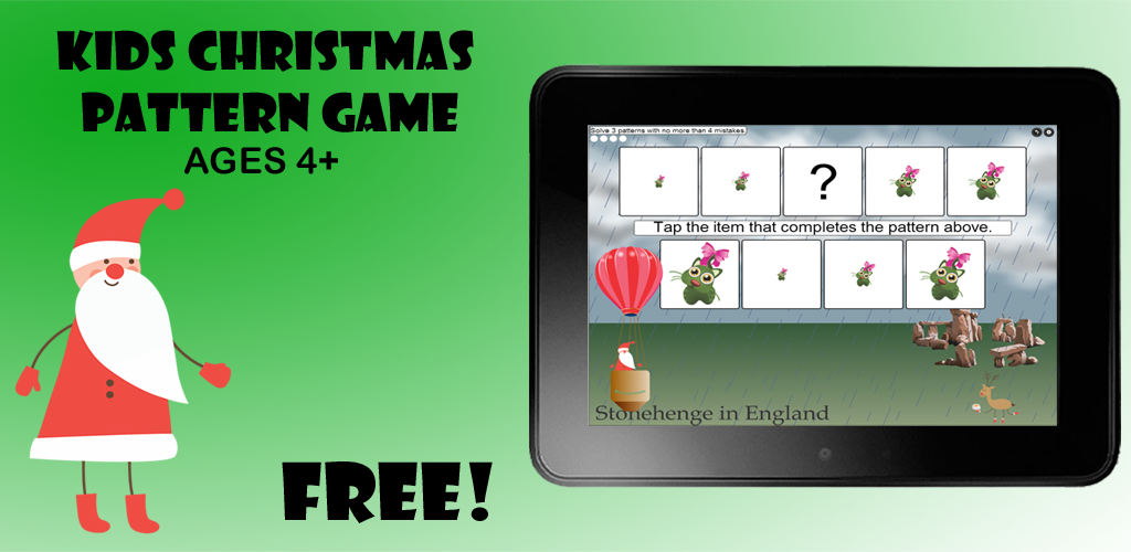 Amazon.com: Free Kids Christmas Pattern Game : Apps & Games